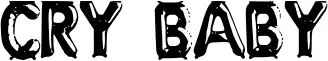 Cry Baby font by Jackson Juvland | FontRiver
