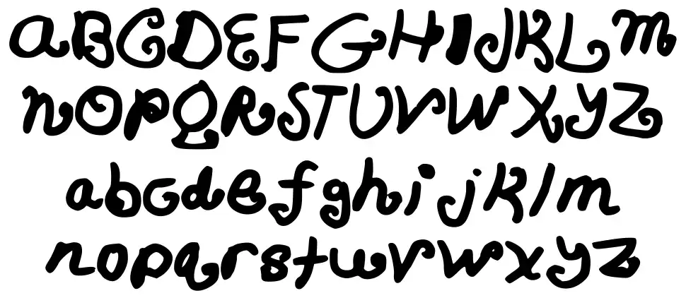 Curly Qs font by Natalie M. | FontRiver