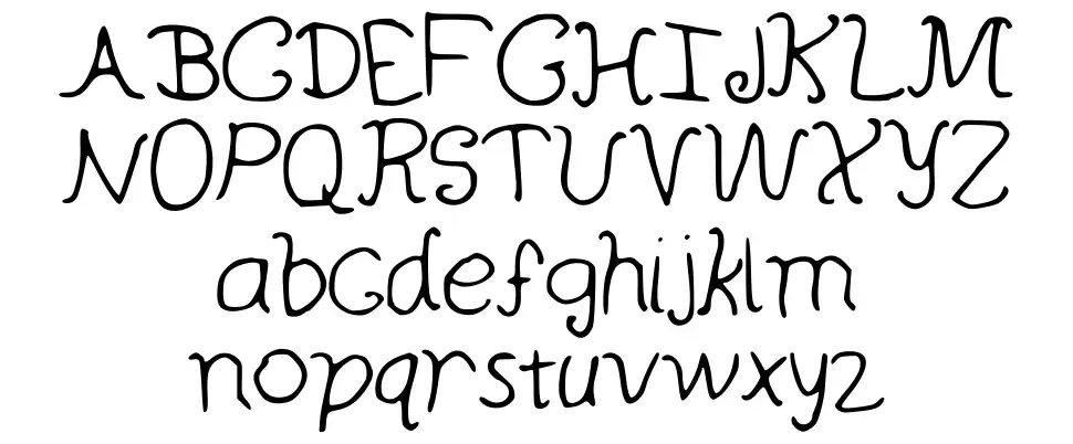 Curly Alphabet Fonts