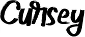 Cursey Fonte por Vunira Design