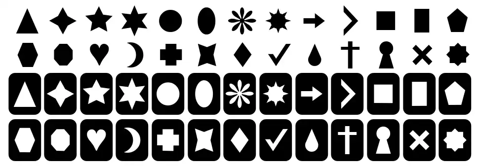 Cut Outs for 3D FX font by Fonts & Things | FontRiver