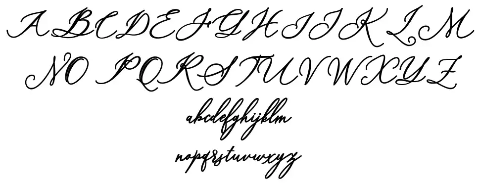 Cynthia font by Sulthan | FontRiver