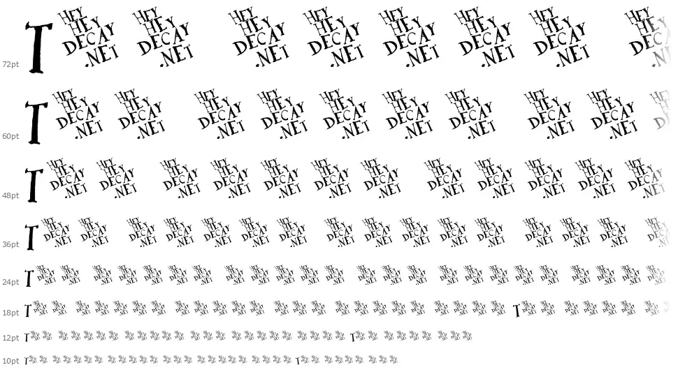 DaDa Antiquerist font by Heyheydecay | FontRiver