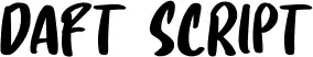 Daft Script font by Hanoded | FontRiver