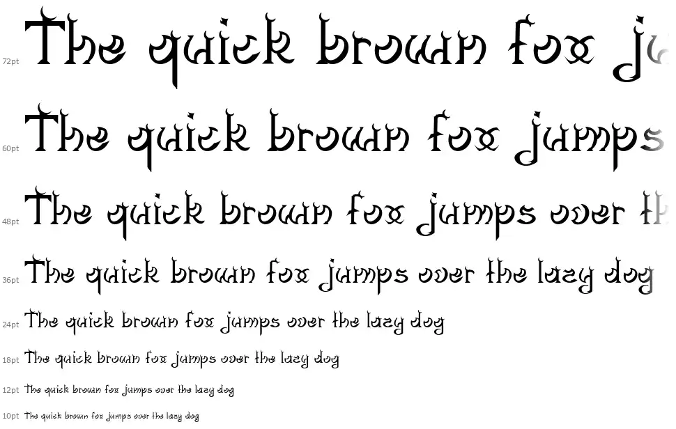 Dagon Gothic font by Caine Makins | FontRiver
