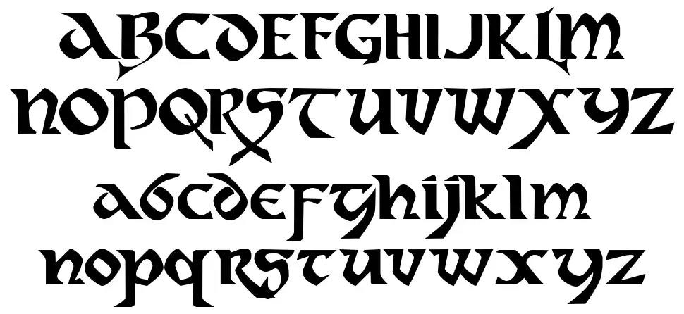 Dahaut font by The Scriptorium | FontRiver