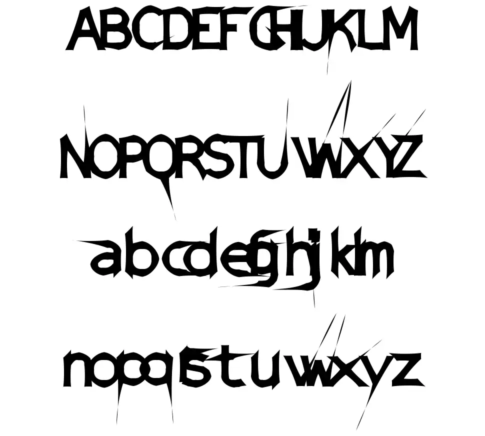 Damaged Sata font by Omega Font Labs | FontRiver