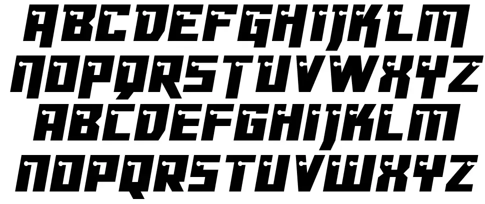 Dangerbot font by Iconian Fonts | FontRiver