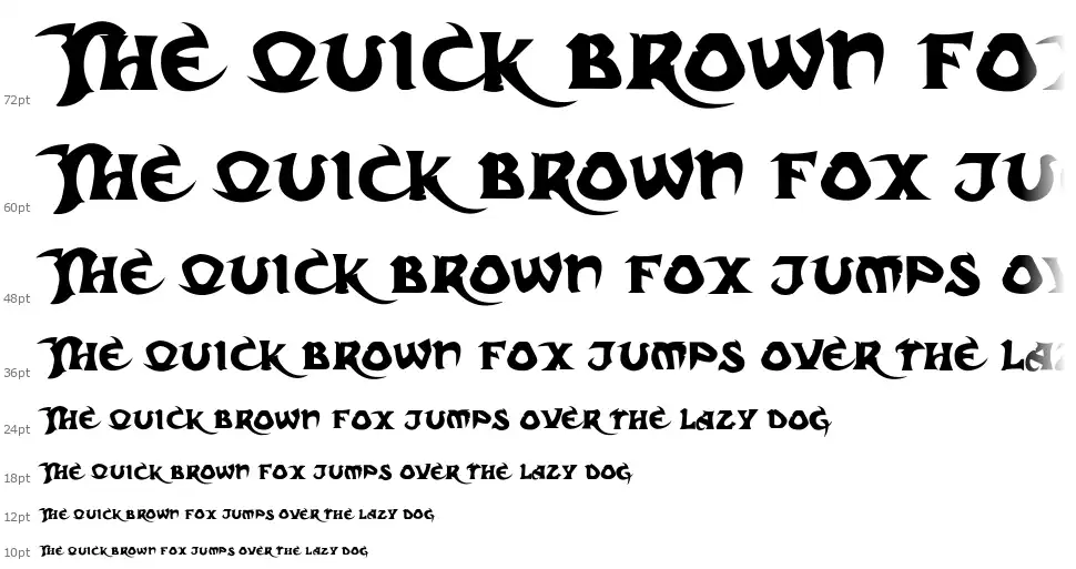 Dark Crystal font by Sharkshock | FontRiver