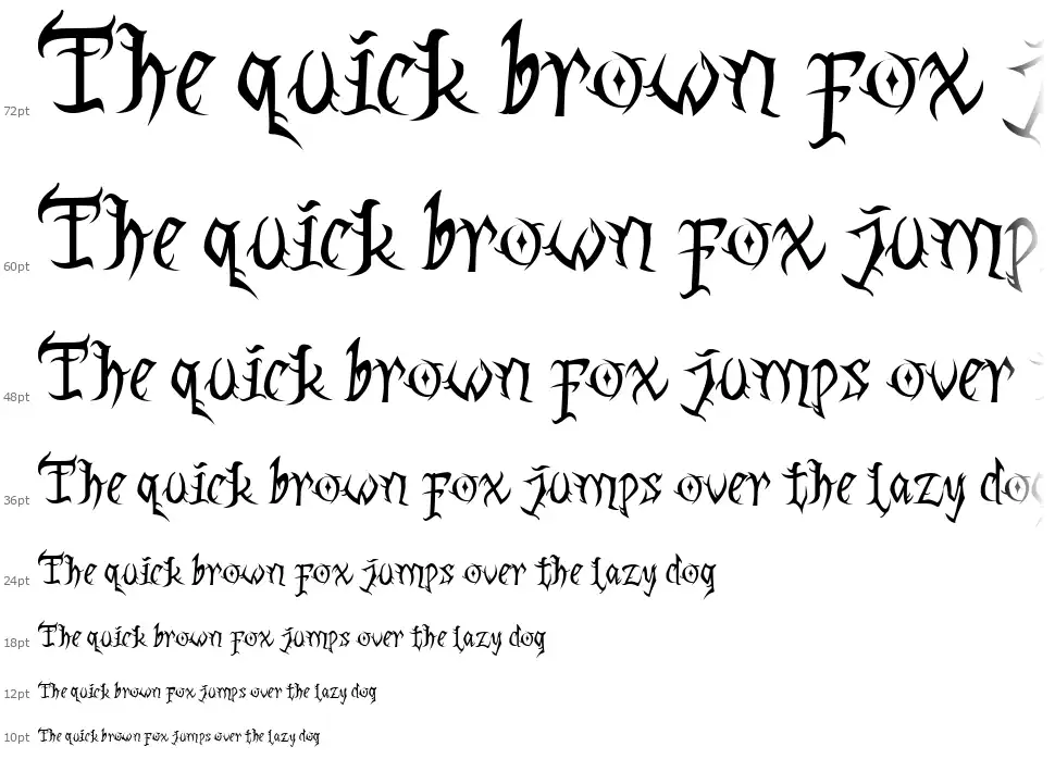 Dark Hellow font by Blackletter Studio | FontRiver