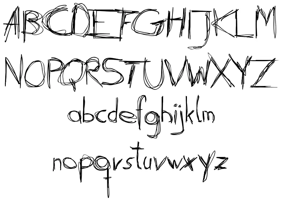 Daubed font by Christoph KÃ¶ckerling | FontRiver