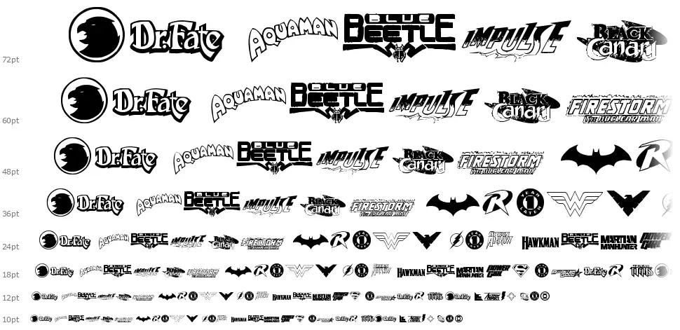 DC Comics font by The Wondermaker | FontRiver