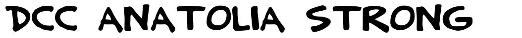 DCC Anatolia Strong font by Draghia Cornel | FontRiver DCC Anatolia Strong font by Draghia Cornel | FontRiver