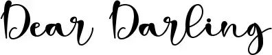 Dear Darling font by Letterara | FontRiver