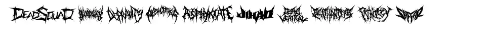 DeathMetal Logo font by Irwan Darmawan | FontRiver