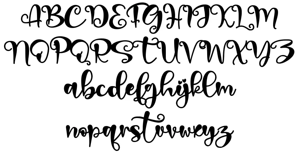 Declaration Of Love font by Letterara | FontRiver
