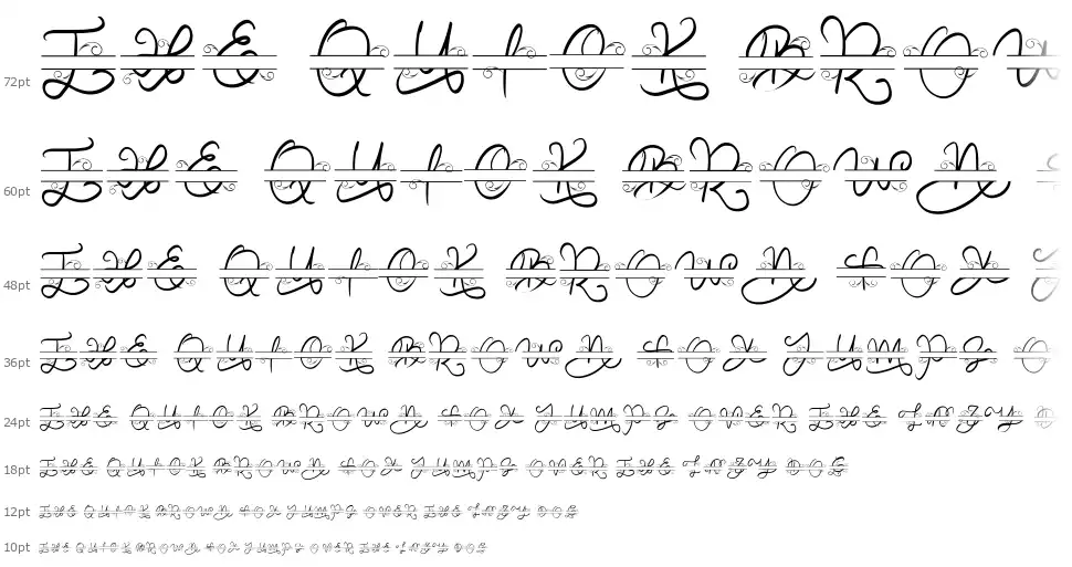 Decorative Monogram font by Letterday Studio | FontRiver