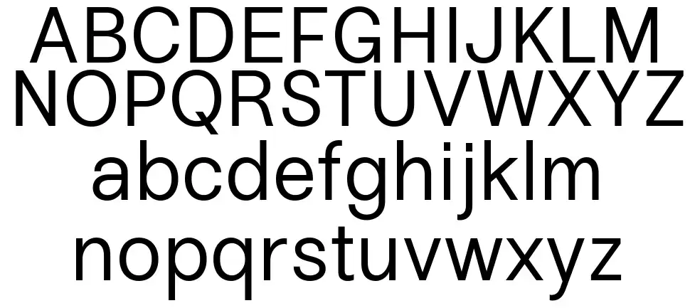 Fuente Default Sans diseñada por Tyler Finck