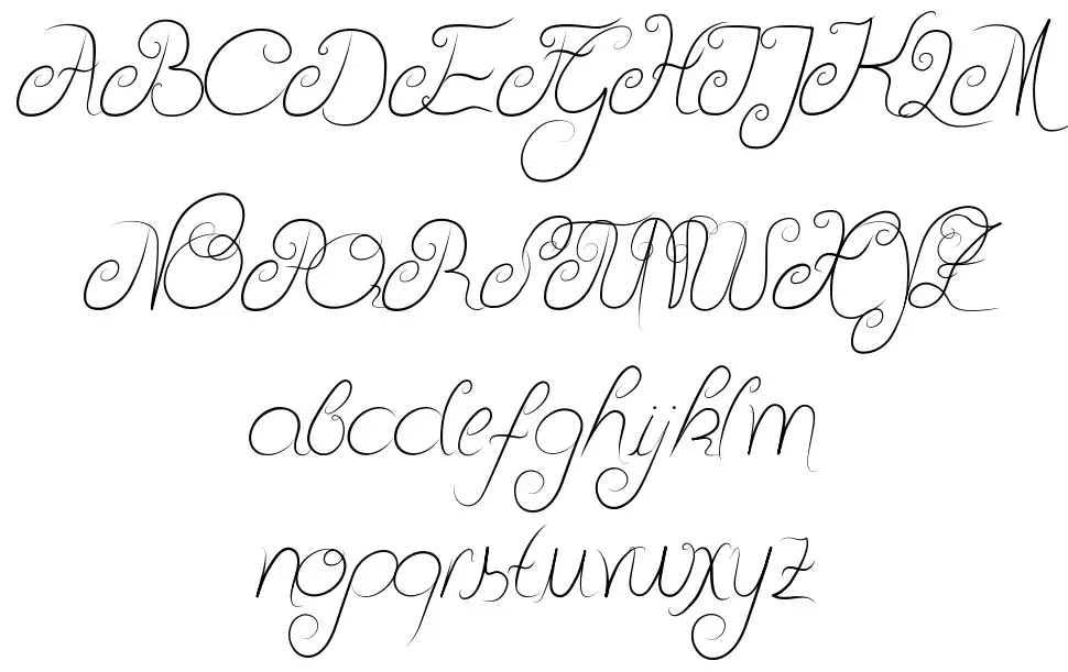 Delicious Curls font by Julliversum | FontRiver