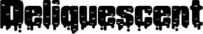 Deliquescent font by TracerTong Fontworks - FontRiver
