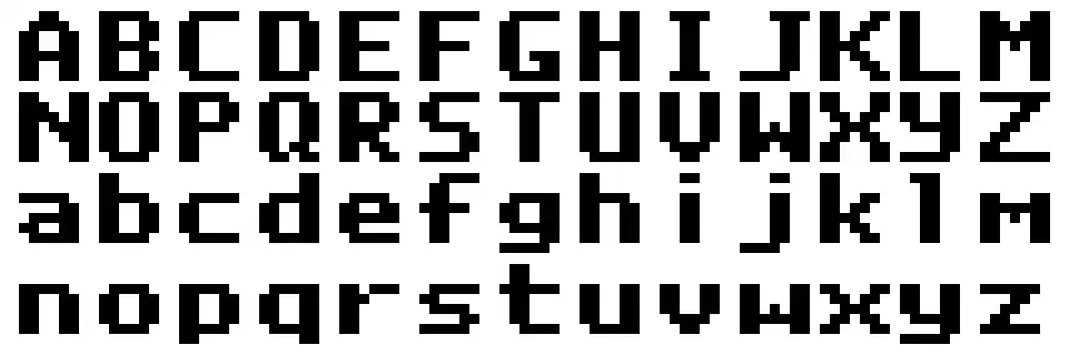 DeluxeFont font by Codeman38 | FontRiver