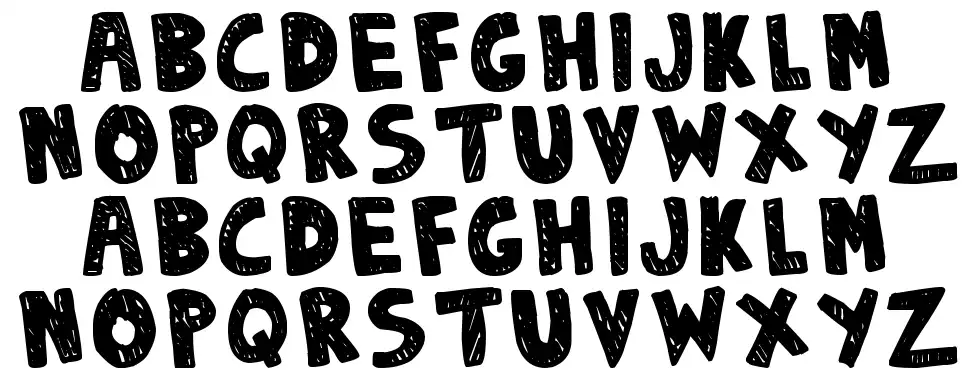 Denne Sketchy font by Denise Bentulan | FontRiver