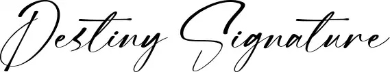 Destiny Signature font by Moove Studio | FontRiver