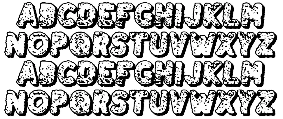 Destroy the Enemy font by 28fonts | FontRiver