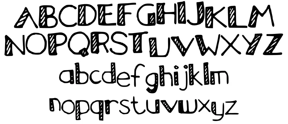 Diagonal font by Oshi Deviani | FontRiver