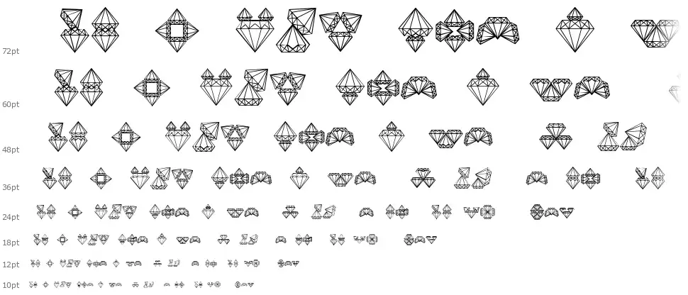 Fuente Diamond Blocks diseñada por Vladimir Nikolic