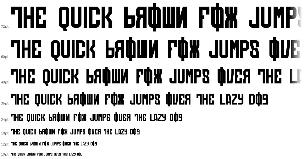 Die:Automatons font by TwoNineFive | FontRiver