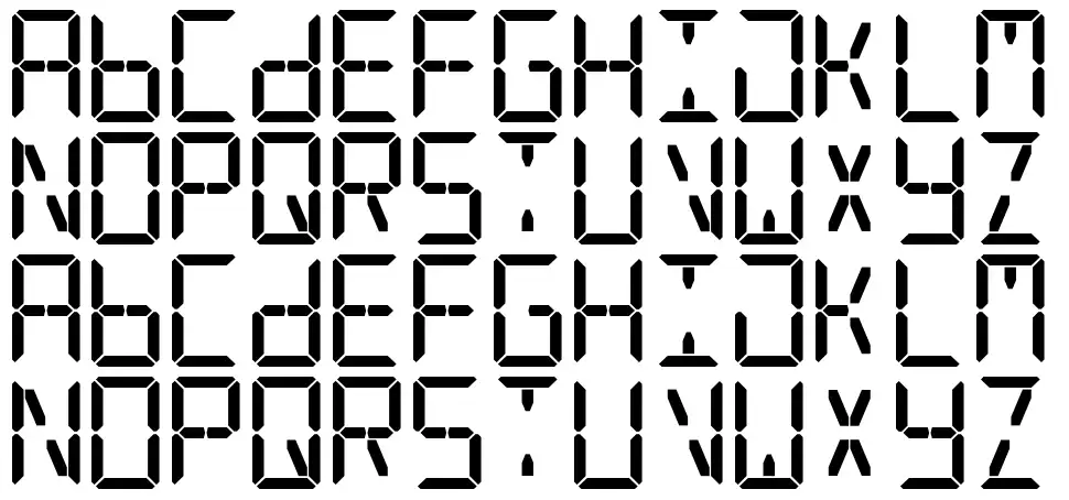 Digital Counter 7 font by Style-7 - FontRiver