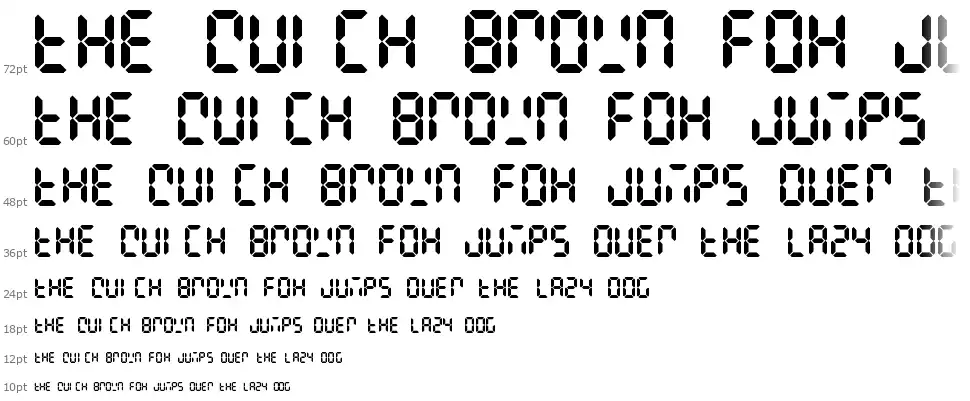 Digital Display font by Chequered Ink | FontRiver