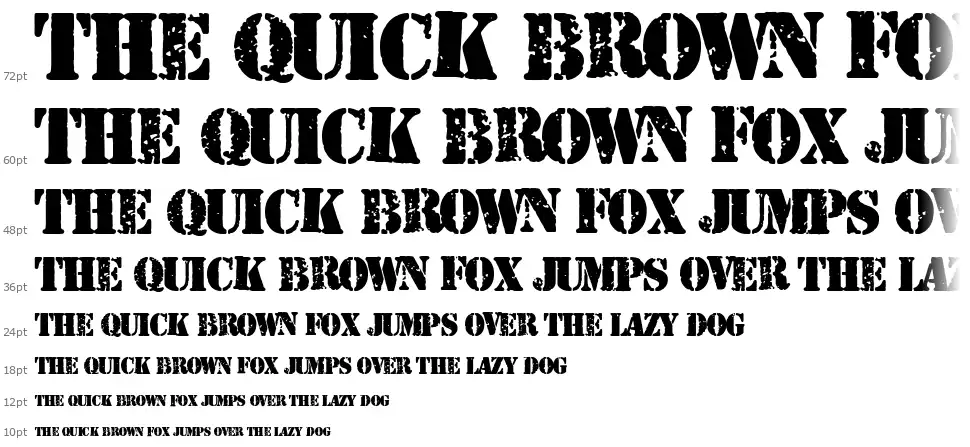 Dirty War font by Woodcutter | FontRiver