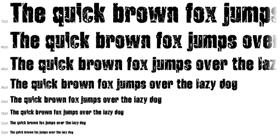 Disintegration font by HoneyDrax Productions | FontRiver
