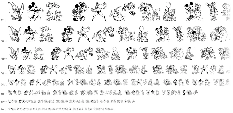 Disney family 1 font by Ding Bang | FontRiver