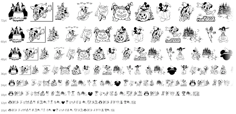 Disney Halloween font by Ding Bang | FontRiver