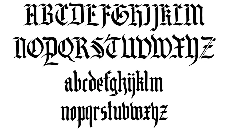 DK Blackminster font by Hanoded | FontRiver