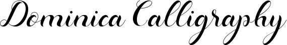 Dominica Calligraphy font by Ahmad Riqi | FontRiver