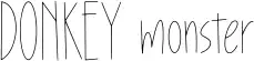 Donkey Monster font by Balpirick Studio | FontRiver