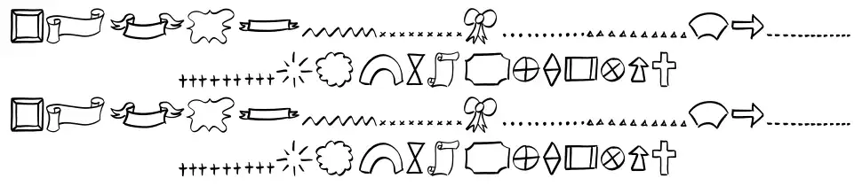 Doodle Shapes font by Jonathan S. Harris | FontRiver