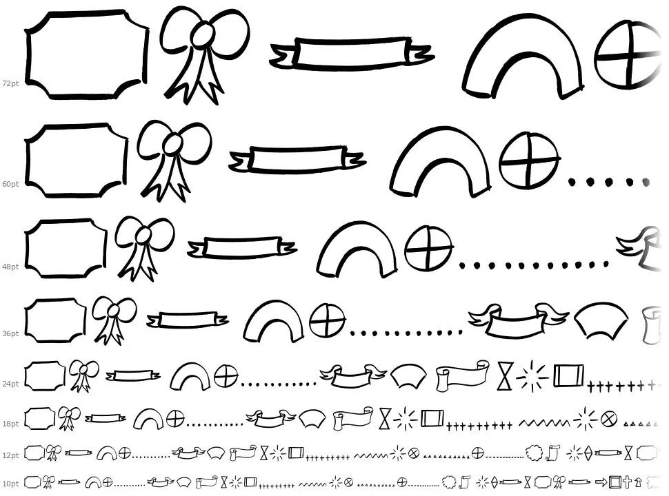 Doodle Shapes font by Jonathan S. Harris | FontRiver