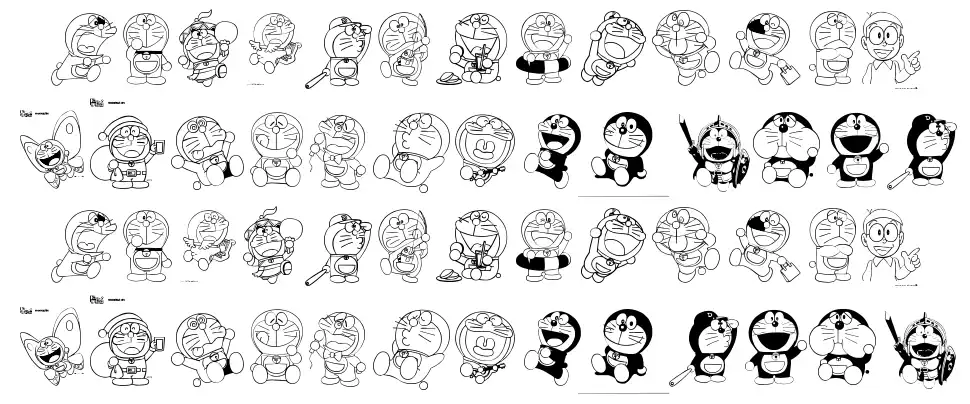 Doraemon Slalala font by Docallisme HAS | FontRiver