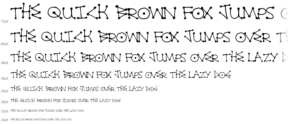 DotLine font by Xerographer Fonts | FontRiver
