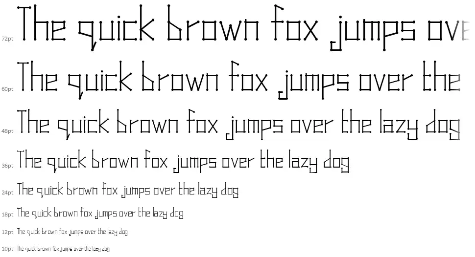 Dots And Lines Font By Meshari Al Muhaini Fontriver