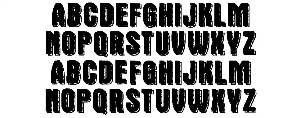 Double Slug font by Cumberland Fontworks | FontRiver