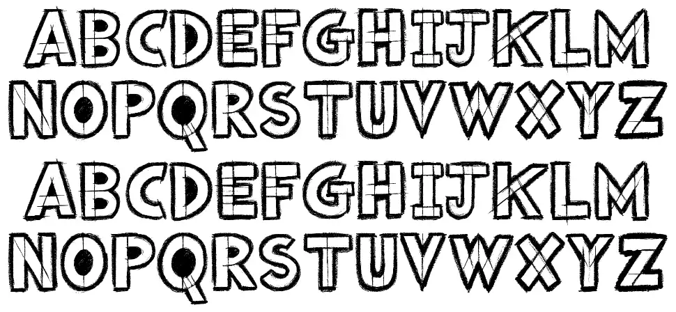 Drafting font by TattooWoo - FontRiver