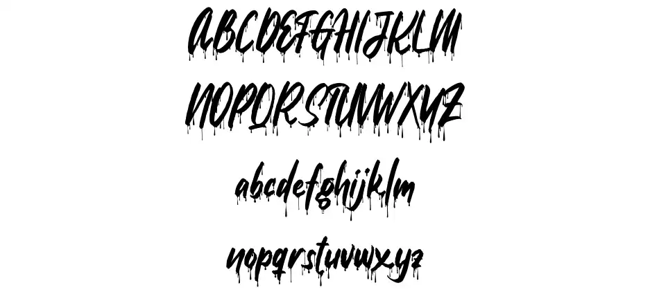 Drippy Message Font By Colllab Studio FontRiver Drippy Message Font By Colllab Studio FontRiver