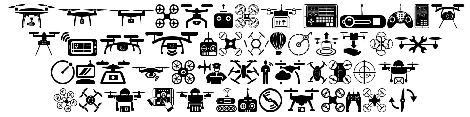 Drone font by Woodcutter | FontRiver