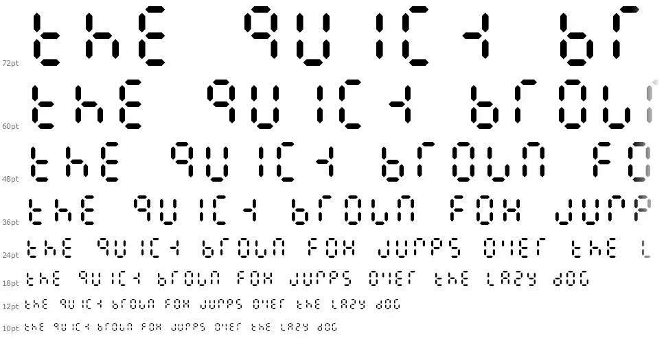 E1234 font by GGBot | FontRiver